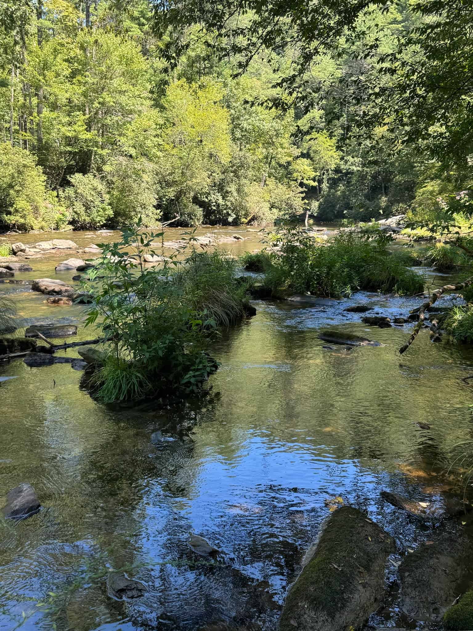 Hiking Waterfalls Near Lake Keowee, South Carolina